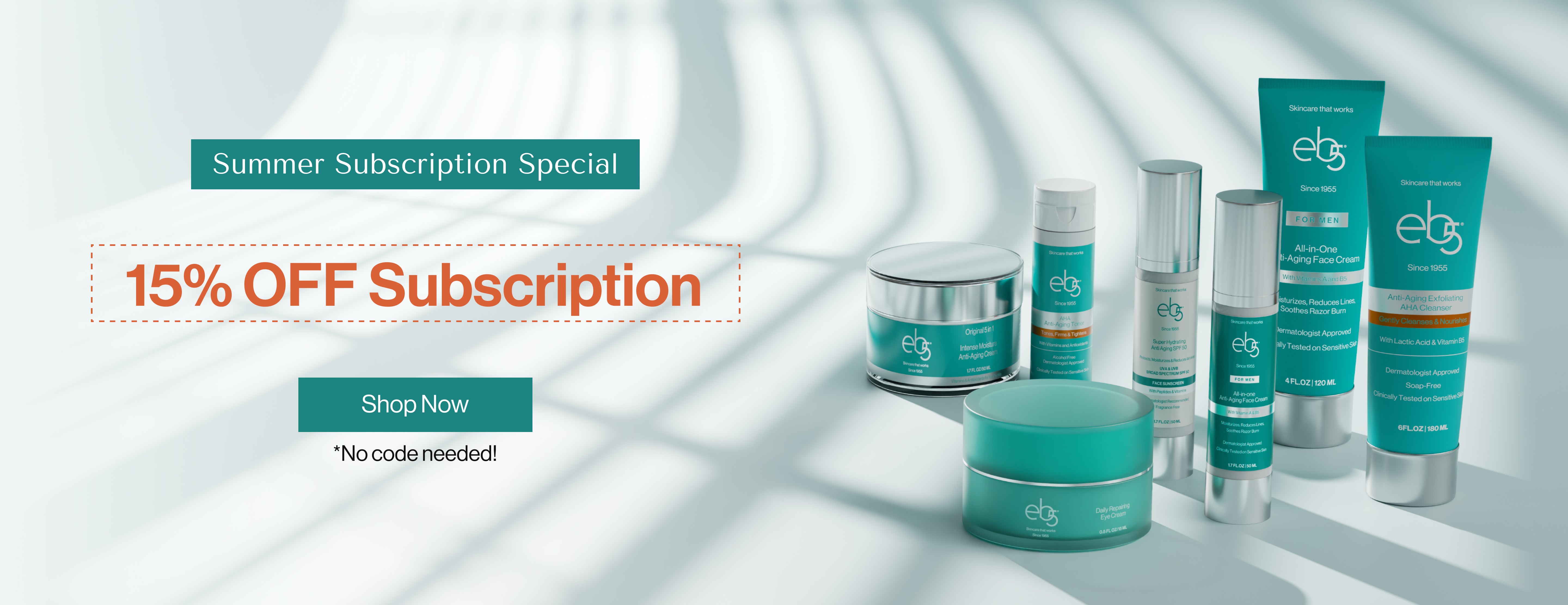 Anti Aging Skincare Since 1955 | Official eb5 Facial Cream – eb5 Skincare