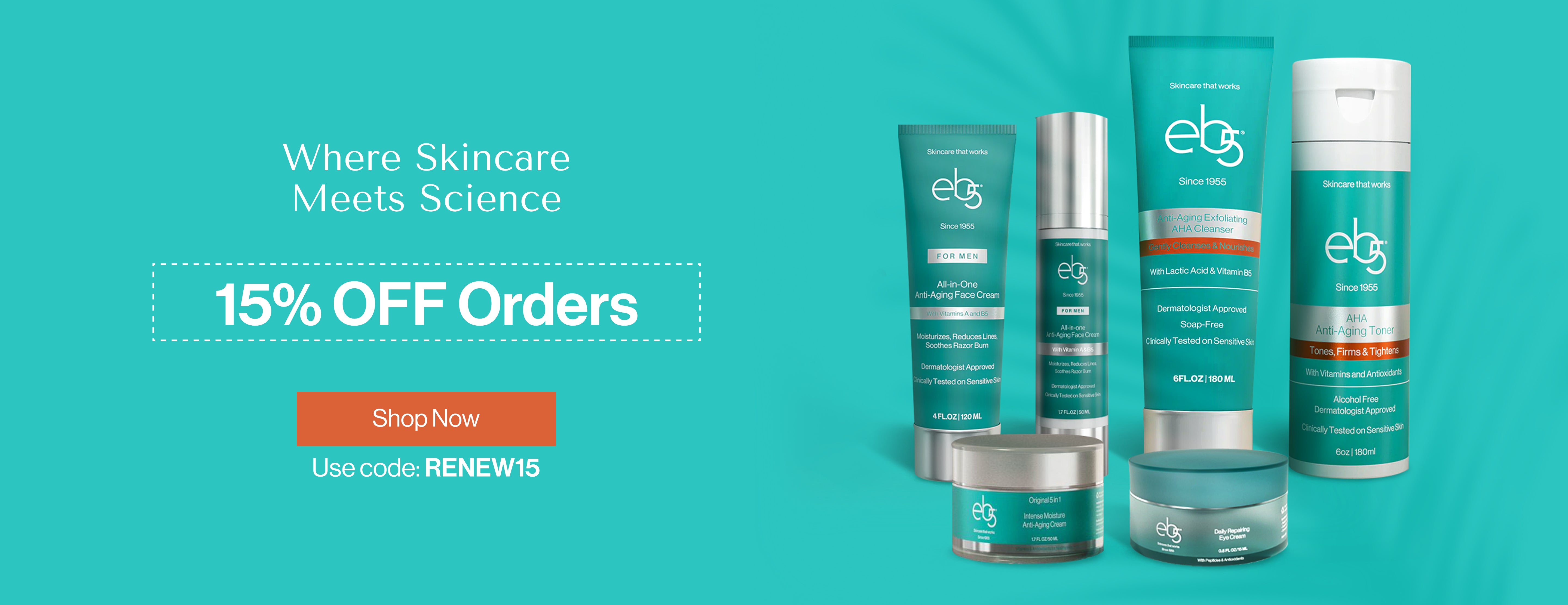 Anti Aging Skincare Since 1955 | Official eb5 Facial Cream – eb5 Skincare